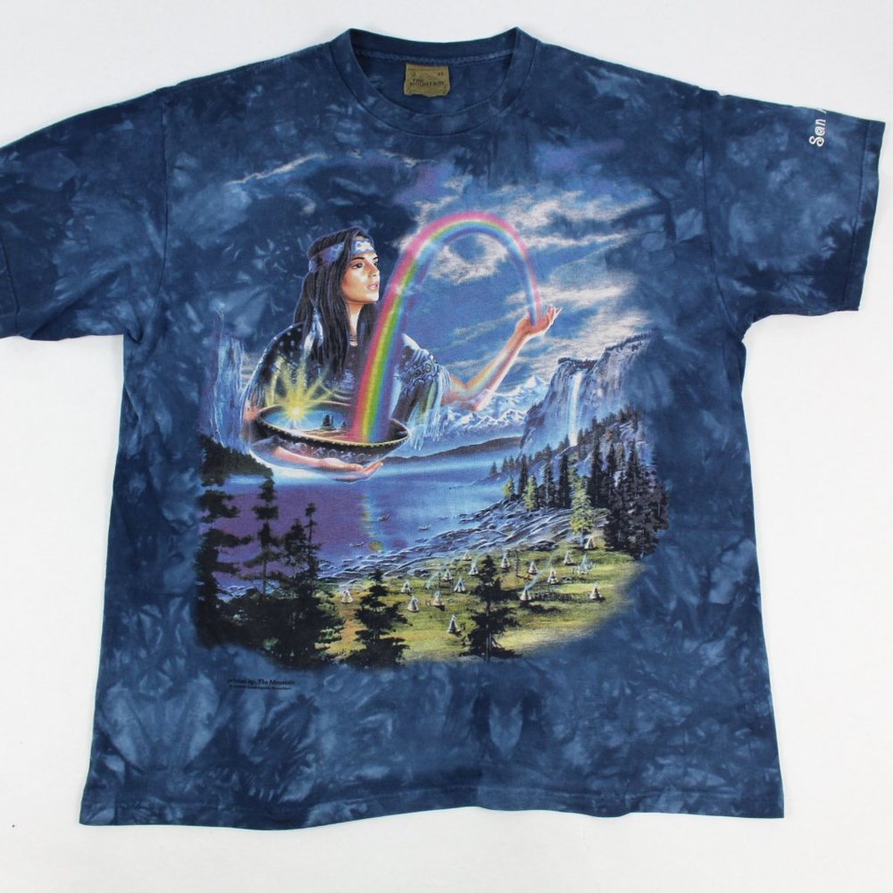 Vintage The Mountain Native American Rainbow Nature B… - Gem